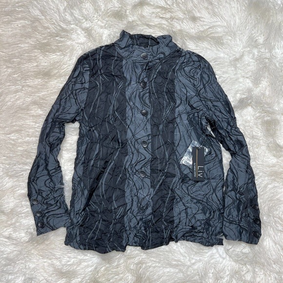 Liv By Habitat | Tops | Liv By Habitat Clothes Boyfriend Jacket Crinkle ...